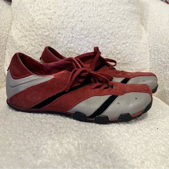 Diesel | Shoes | Diesel Vintage Retro Bowling Style Sneakers Red Grey ...